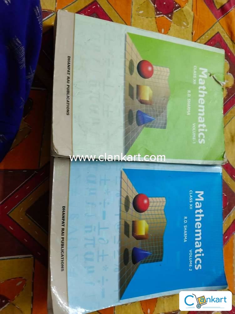 Buy 'Mathematics By Rd Sharma Volume (1&2)' Book In Good Condition At ...