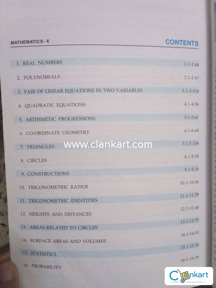 Buy 'Mathematics Class 10 By Rd Sharma' Book In Excellent Condition At ...