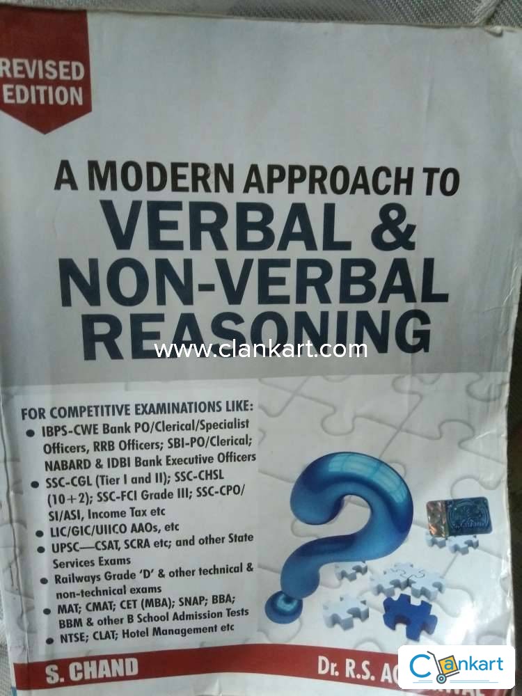Buy 'A Modern Approach To Verbal & Non-Verbal Reasoning' Book In ... Buy 'A Modern Approach To Verbal & Non-Verbal Reasoning' Book In ...