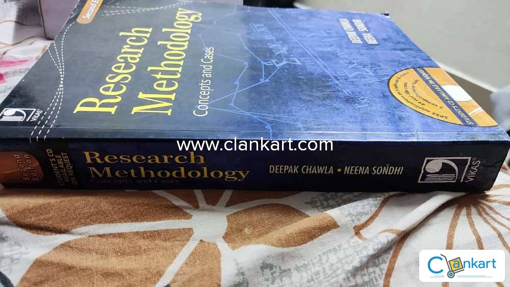 Buy 'Research Methodology' Book In Excellent Condition At Clankart.com