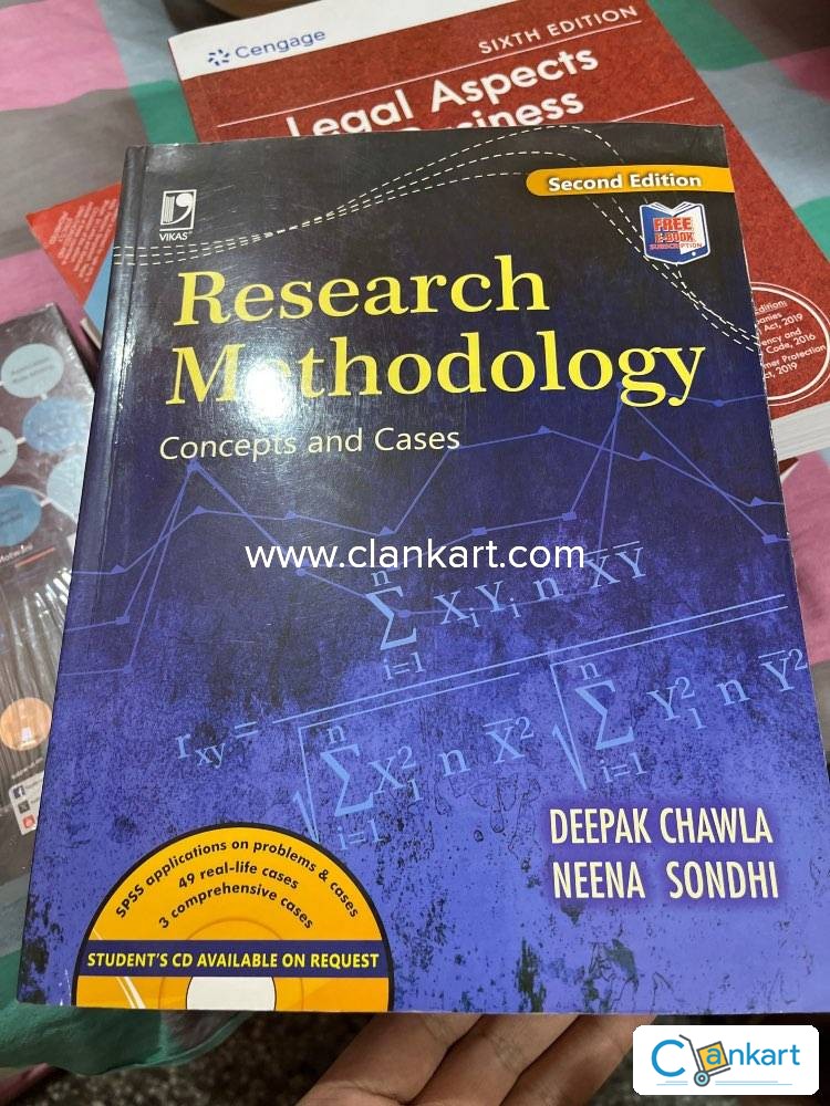 Buy 'Research Methodology' Book In Excellent Condition At Clankart.com