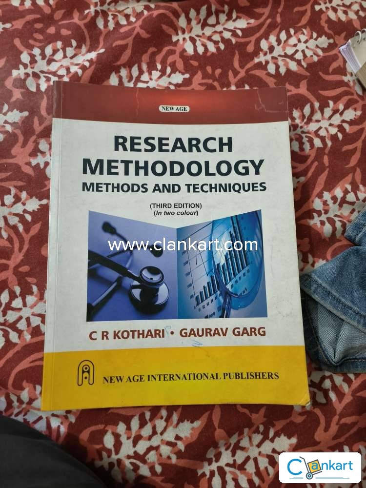 Buy 'Research Methodology: Methods And Techniques' Book In Excellent ...