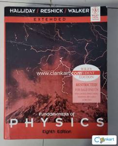 Buy 'Fundamentals Of Physics: Extended' Book In Excellent Condition At Clankart.com