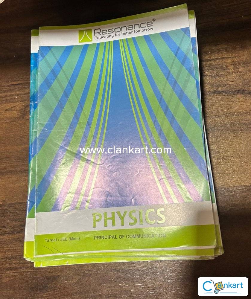 Buy 'Resonance Jee Modules' Book In Excellent Condition At Clankart.com
