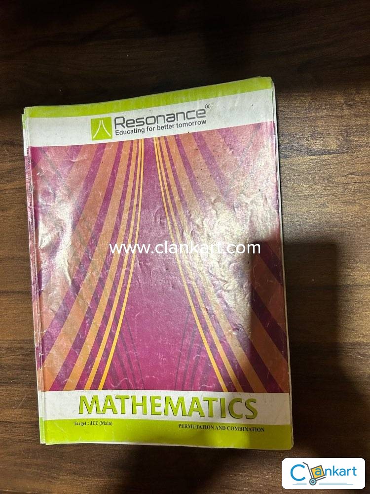 Buy 'Resonance Jee Modules' Book In Excellent Condition At Clankart.com