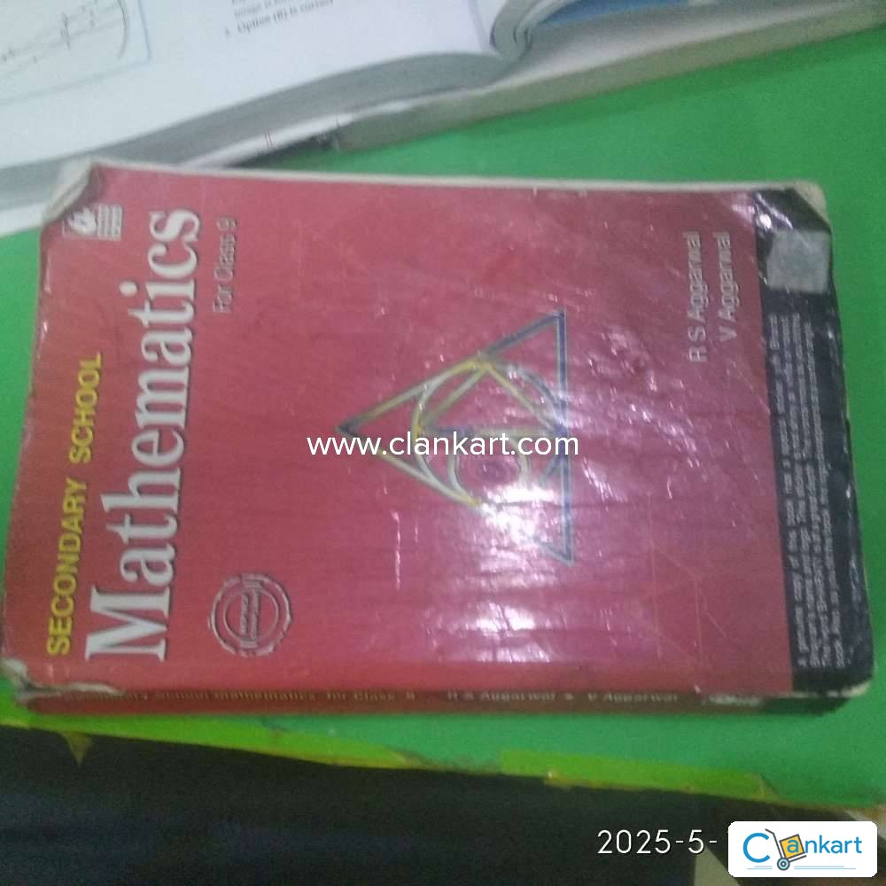 Buy 'Rs Aggarwal Class 9 Math' Book In Fair Condition At Clankart.com