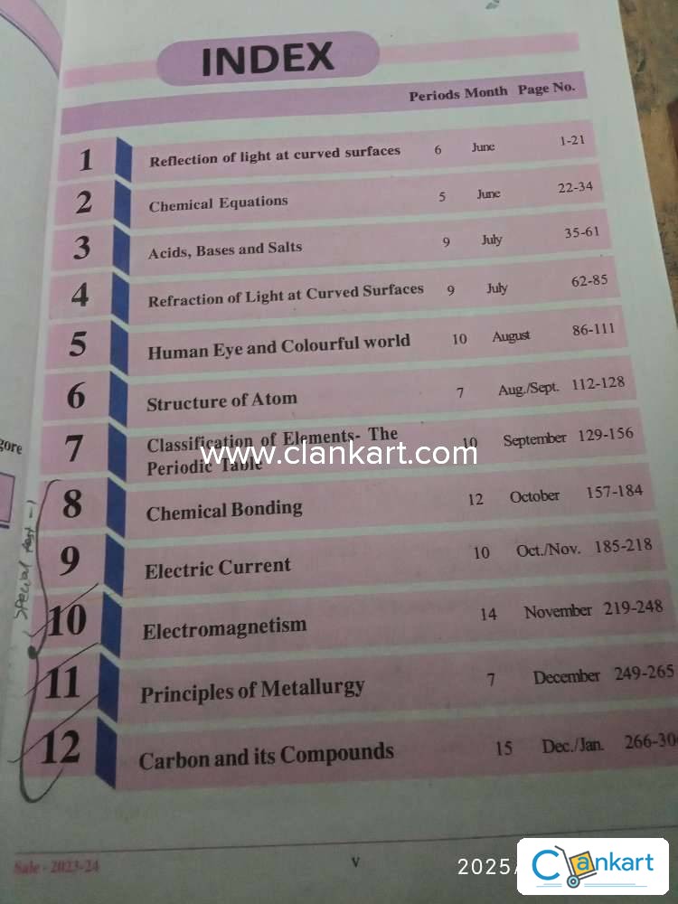 Buy 'Physical Science English Medium Class 10 Textbook' Book In Good ...