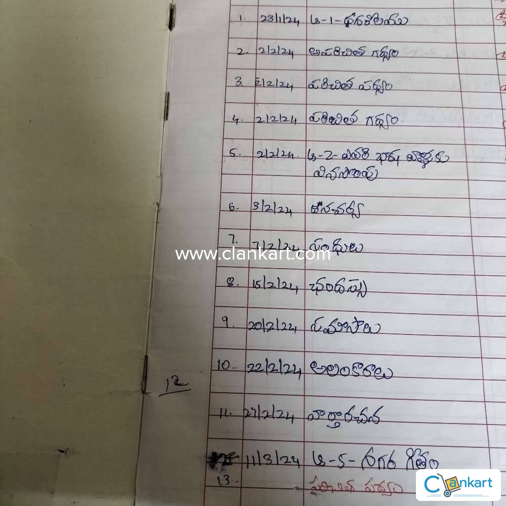 Buy 'SINGIDI 2 TELUGU NOTEBOOK FOR CLASS 10 WITH GRAMMER AND WRITING ...
