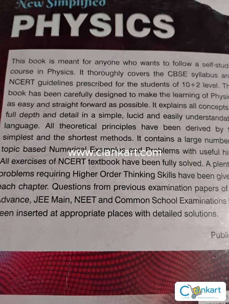 Buy 'SL ARORA Class 11' Book In Good Condition At Clankart.com