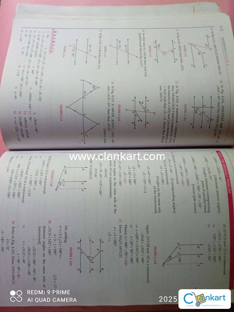 Buy 'SL Arora Class 9 Mathematics Volume 1' Book In Excellent Condition ...