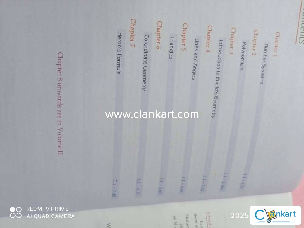 Buy 'SL Arora Class 9 Mathematics Volume 1' Book In Excellent Condition ...