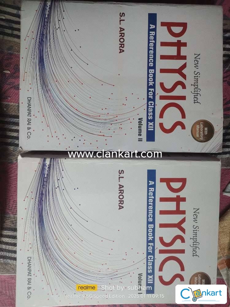 Buy 'Physics Class 12' Book In Excellent Condition At Clankart.com