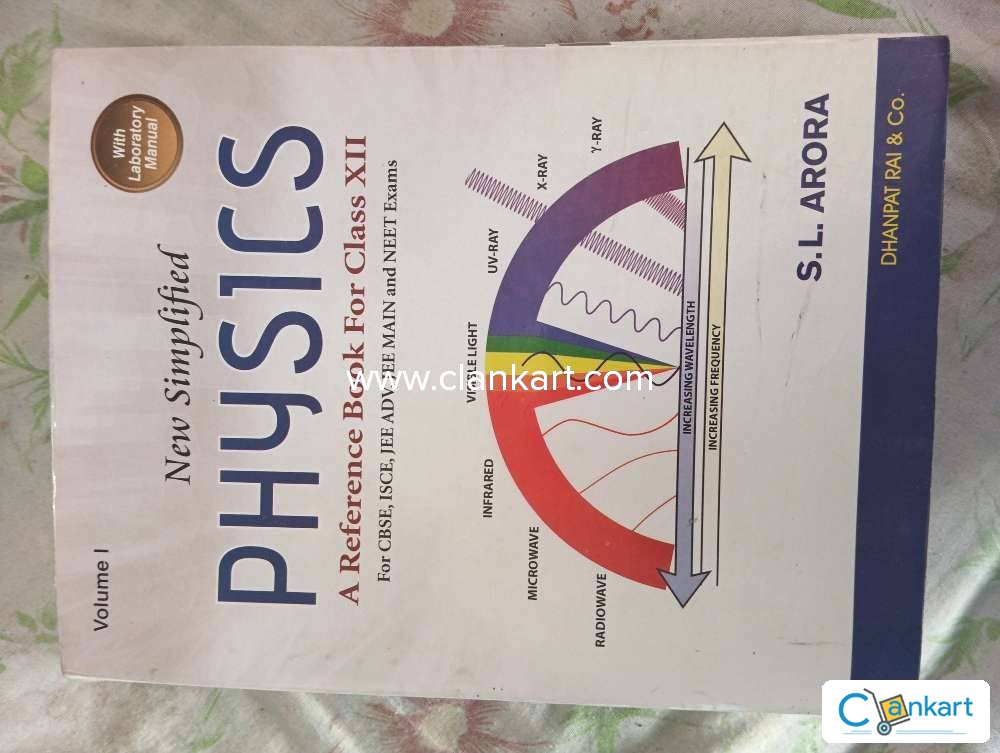 Buy 'New Simplified Physics: A Reference Book - Class 12(Set Of 2 Volumes) With Free Car Anti ...