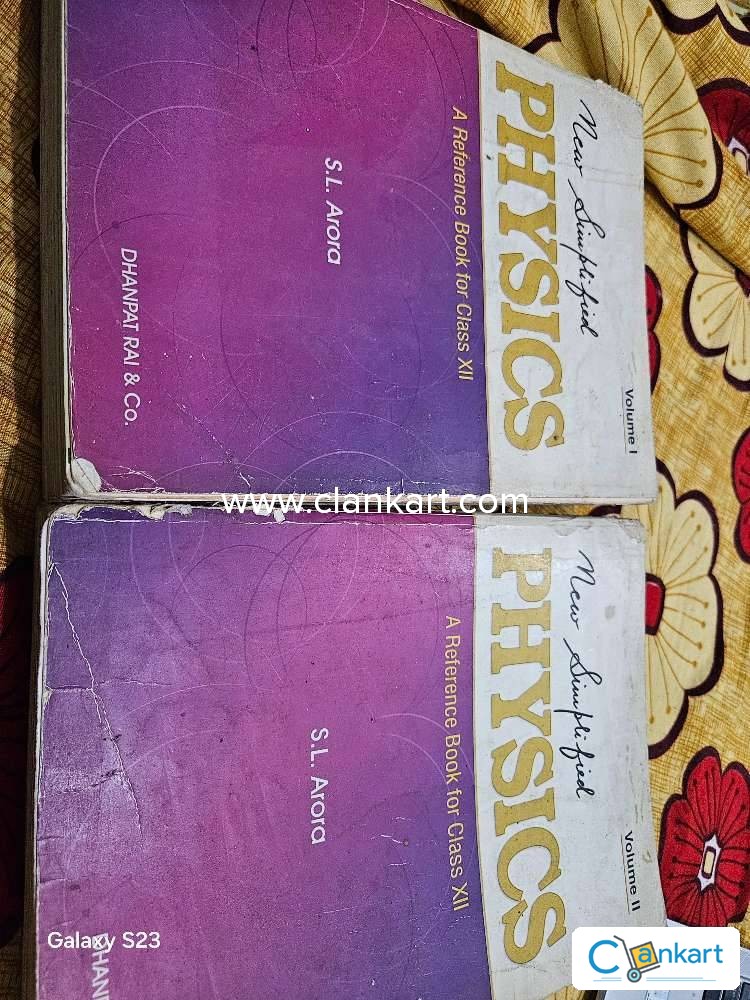 Buy 'Physics SL Arora Vol1 &2' Book In Good Condition At Clankart.com Buy 'Physics SL Arora Vol1 &2' Book In Good Condition At Clankart.com