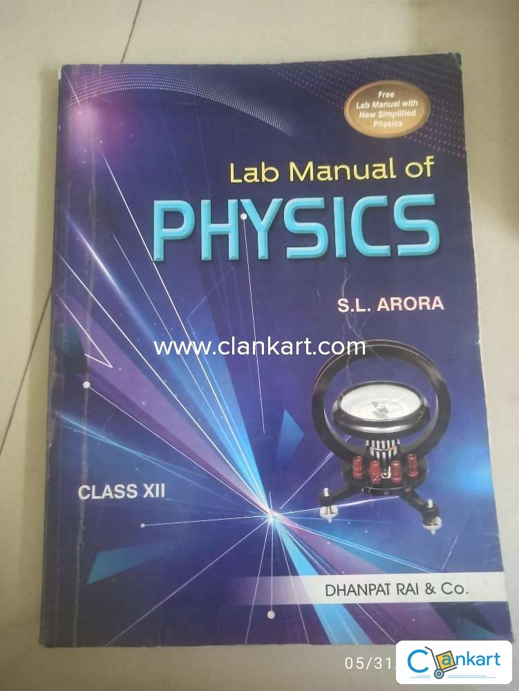 Buy 'S.L. Arora - Physics For Class 12 + Lab Manual' Book In Good ...