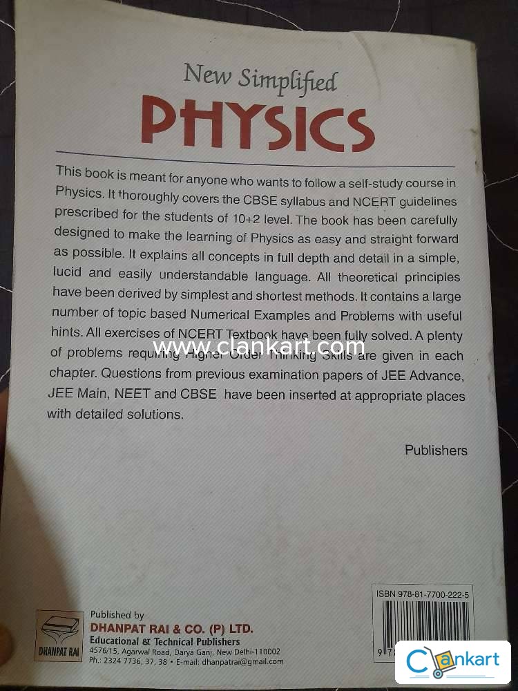 Buy 'SL Arora For Physics' Book In Excellent Condition At Clankart.com