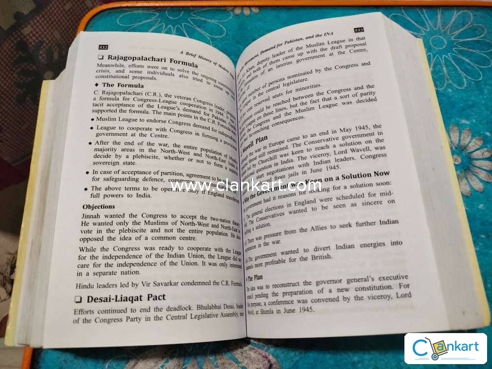 Buy 'SPECTRUM MODERN HISTORY' Book In Excellent Condition At Clankart.com