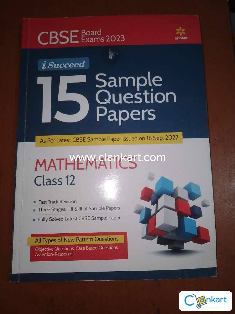 Buy 'CBSE Board Exams 2023 I-Succeed 15 Sample Question Papers ...