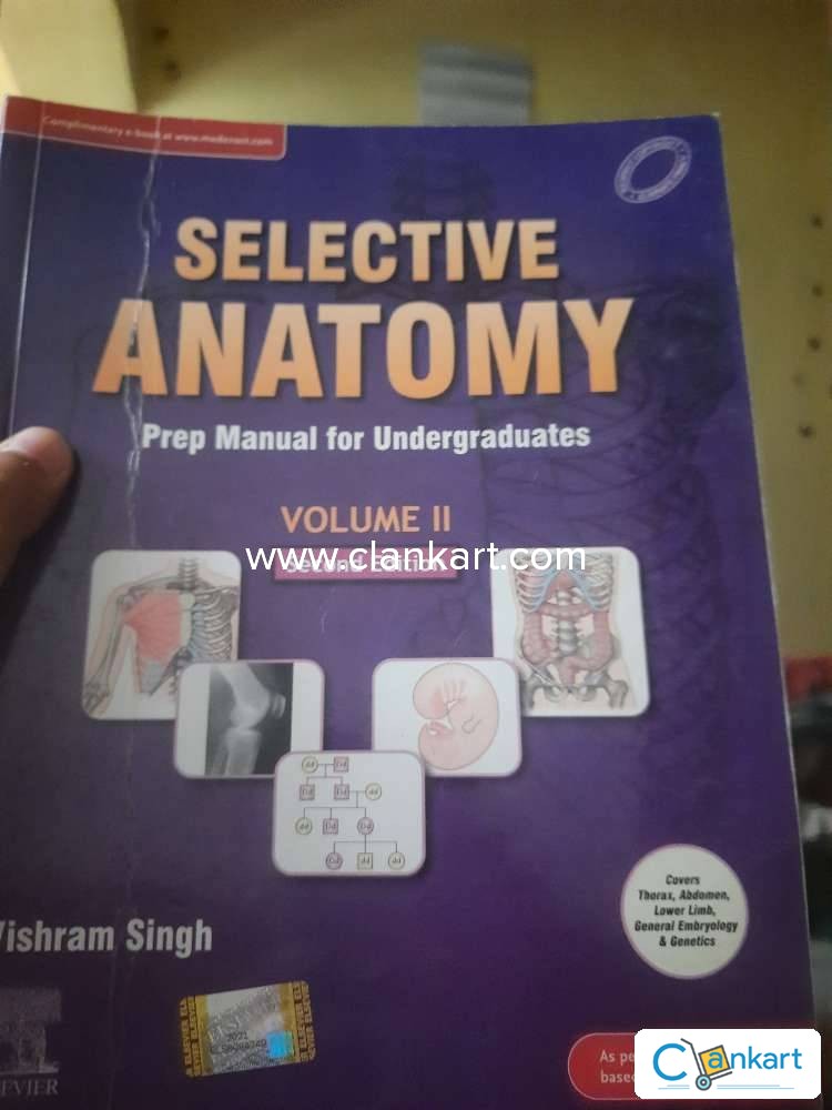 Buy 'Selective Anatomy Vishram Singh' Book In Excellent Condition At ...