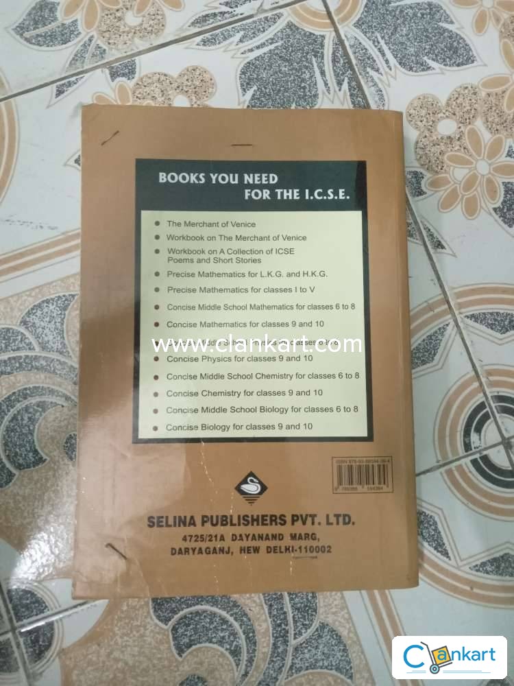 Buy 'Selina ICSE Concise Mathematics For Class 9 (Examination 2020-2021 ...