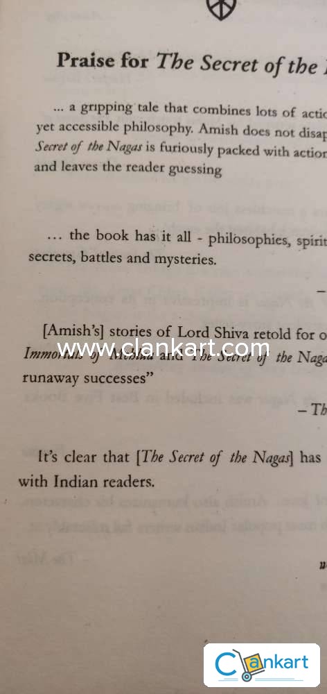 Buy 'The Secret Of The Nagas' Book In Good Condition At Clankart.com