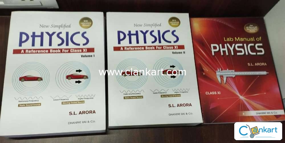 Buy 'Sl Arora Physics Class 11 (BOTH VOLUMES)' Book In Excellent ...