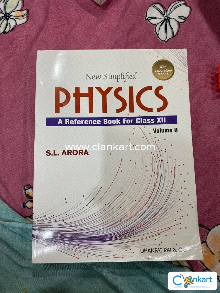 Buy 'Sl Arora Class 12th' Book In Excellent Condition At Clankart.com
