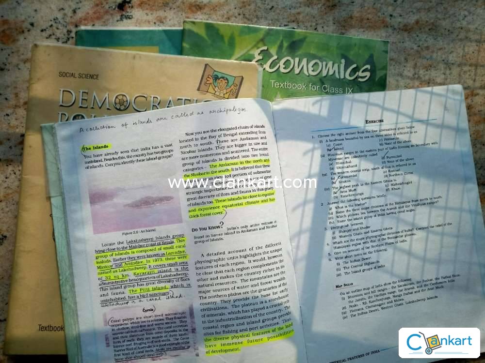 Buy 'NCERT Social Science Class 9 (Civics, Geography, History ...