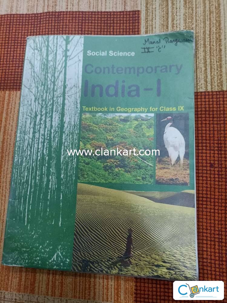 Buy 'Contemporary India - I 9th Class Social Science' Book In Excellent ...