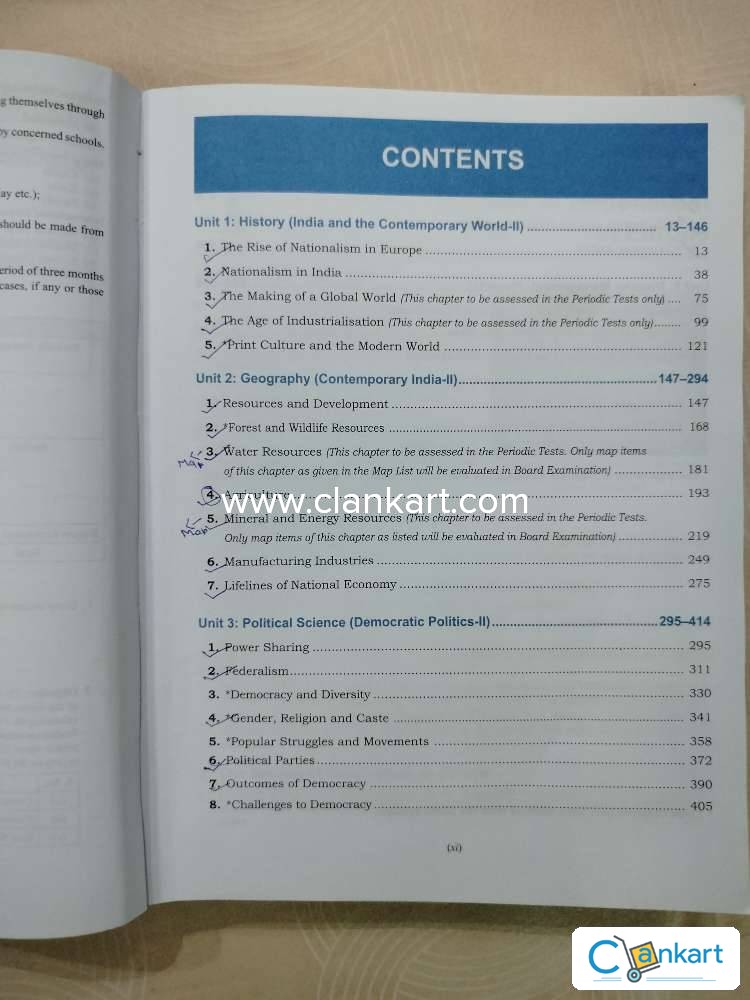 Buy 'Social Science Class 10 ( I & II Term Set) [Paperback] [Jan 01 ...