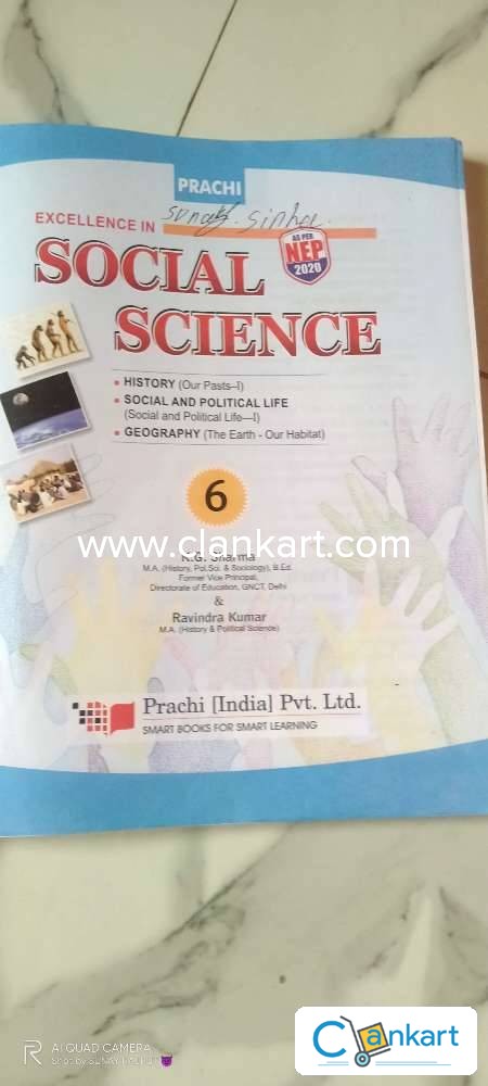 Buy 'Social Science Class 6' Book In Excellent Condition At Clankart.com