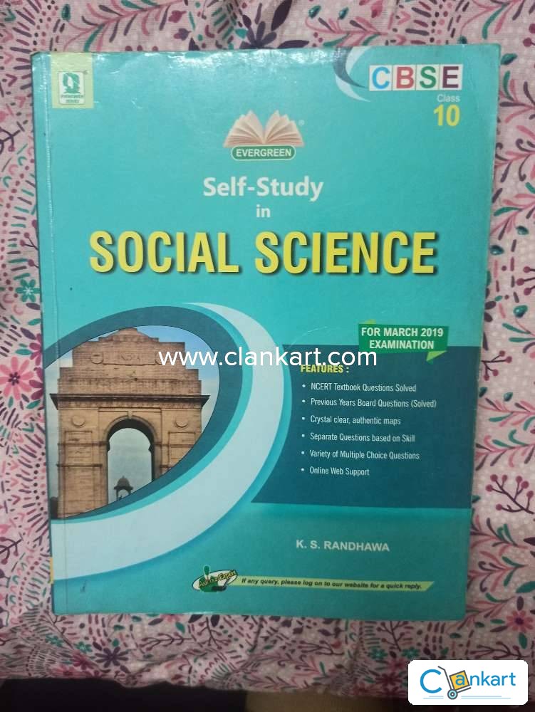 Buy 'Self Study In Social Science' Book In Good Condition At Clankart.com