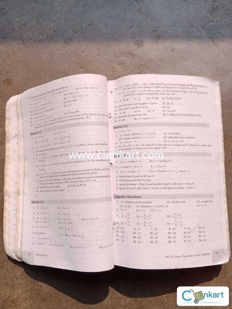 Buy 'Standard Mathematics Class- X' Book In Good Condition At Clankart.com