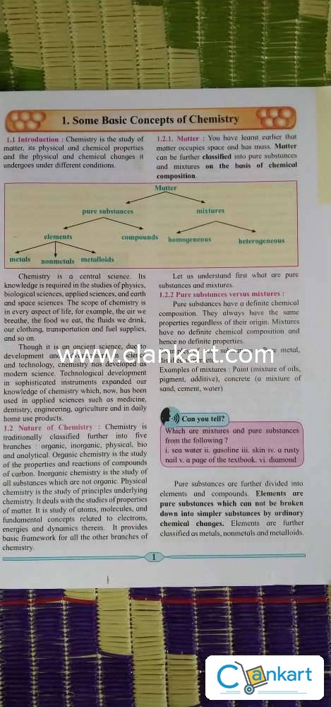 Buy 'State Board (MH) Chemistry Class 11' Book In Excellent Condition ...
