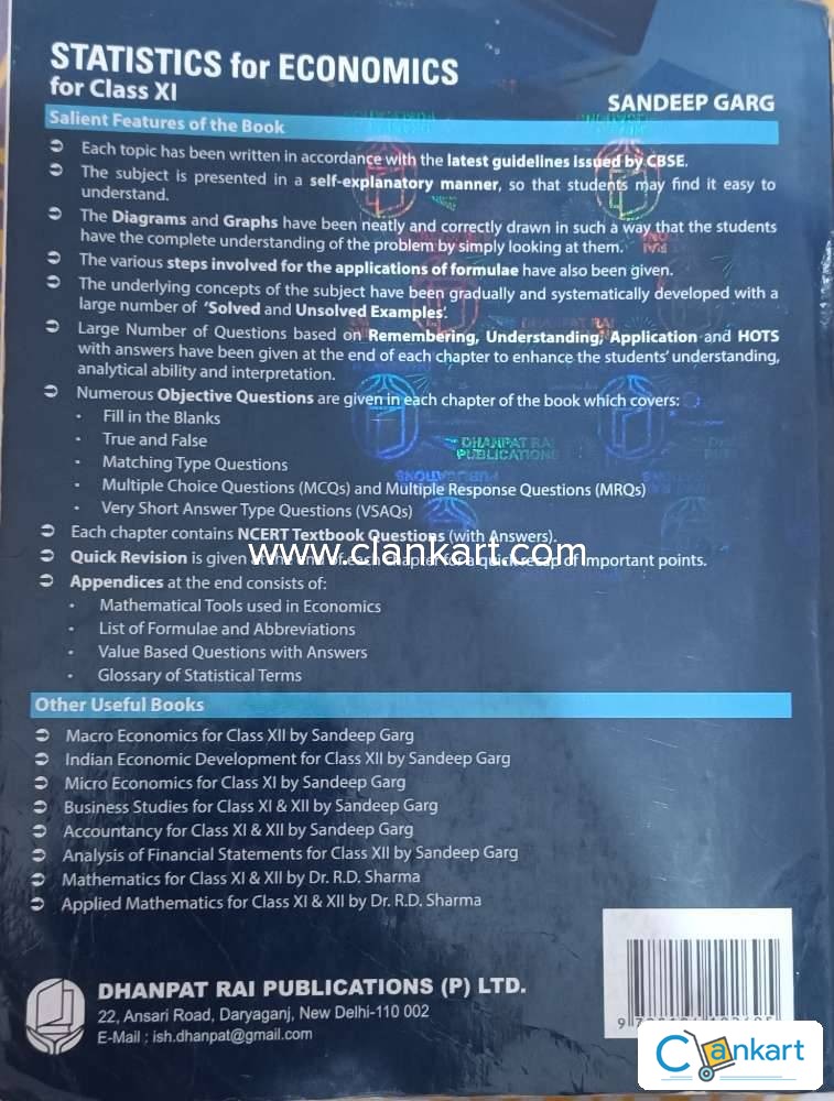 Buy 'Combo Statistics Economics For Class 11&Introductory Micro ...