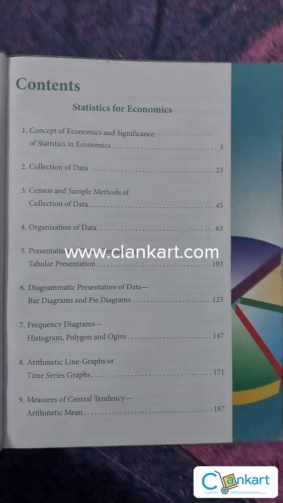 Buy 'Statistics For Economics - Class 11 - CBSE (2020-21)' Book In ...