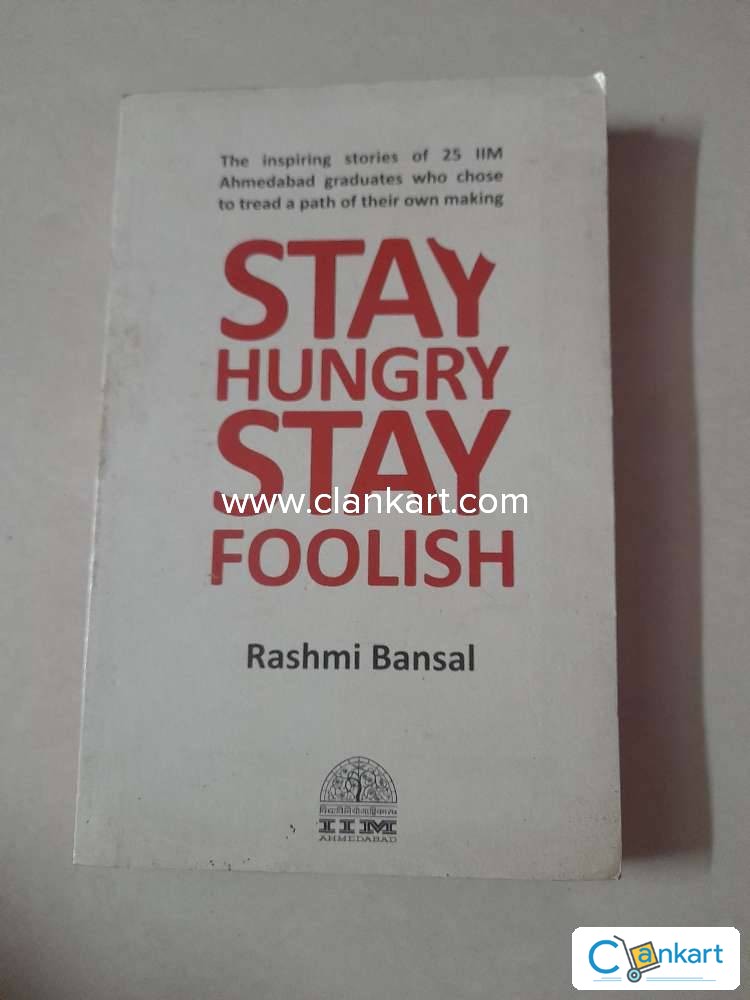 Buy 'Stay Hungry Stay Foolish' Book In Good Condition At Clankart.com