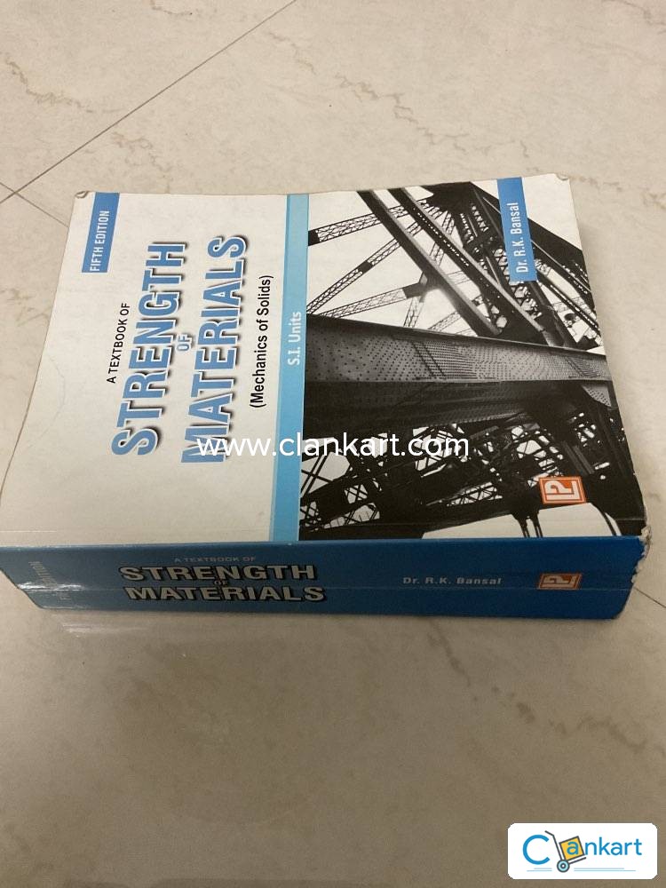Buy Strength Of Materials Si Units Book In Excellent Condition At