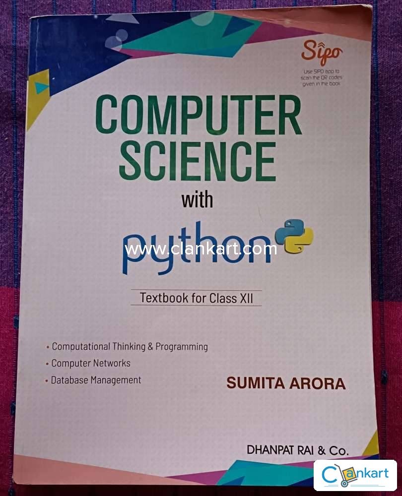 Buy 'Sumit Arora Computer Science For Python Class 12(textbook ...