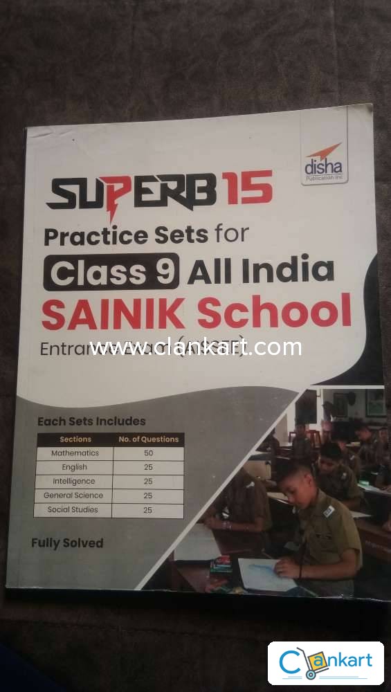 Buy 'SuperB 15 Practice Sets For Class 9 All India SAINIK School ...