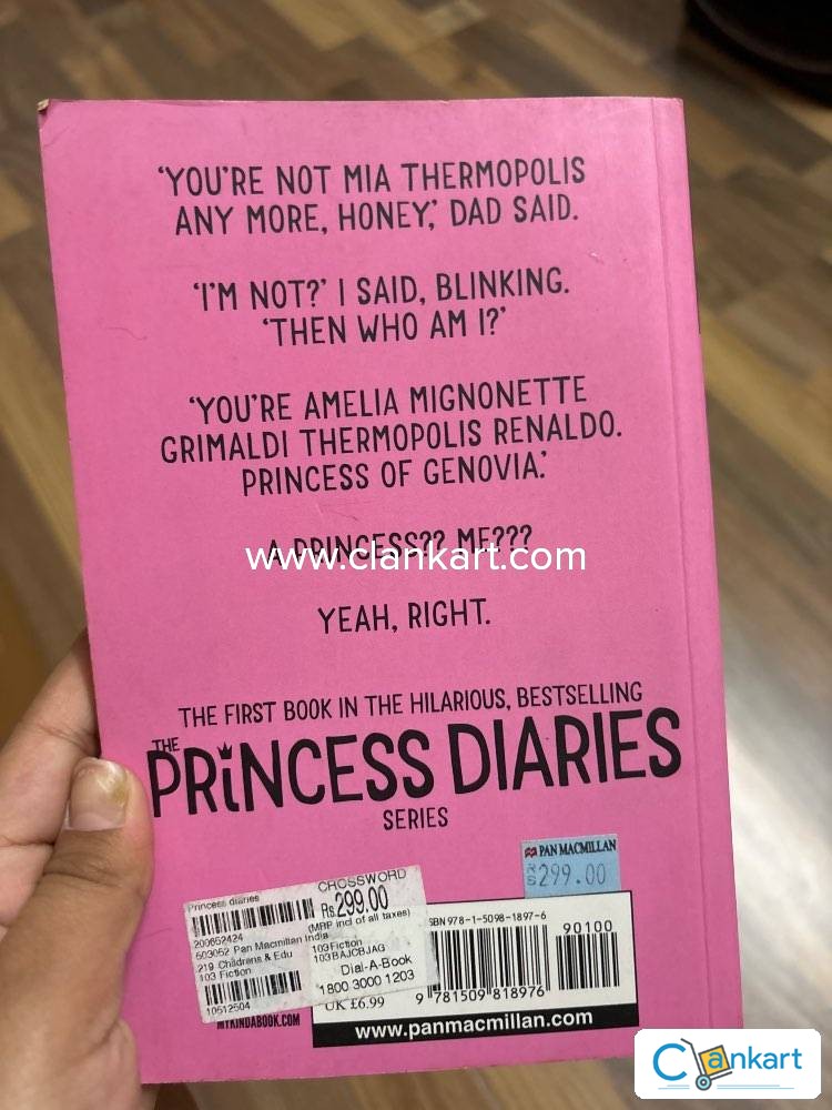 Buy 'Princess Diaries- 01: The Princess Dia' Book In Excellent ...