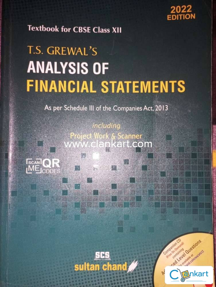 Buy T S Grewal Analysis Of Financial Statements Book In Excellent Buy T S Grewal Analysis Of Financial Statements Book In Excellent