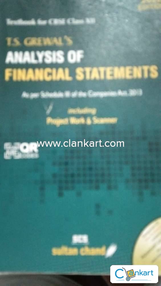 Buy T S Grewal s Analysis Of Financial Statements Textbook For CBSE Buy T S Grewal s Analysis Of Financial Statements Textbook For CBSE