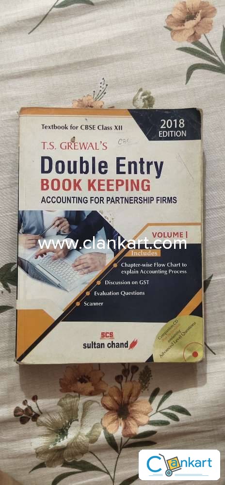 Buy 'T.S. Grewal's Double Entry Book Keeping - CBSE XII (Vol. 1 ...