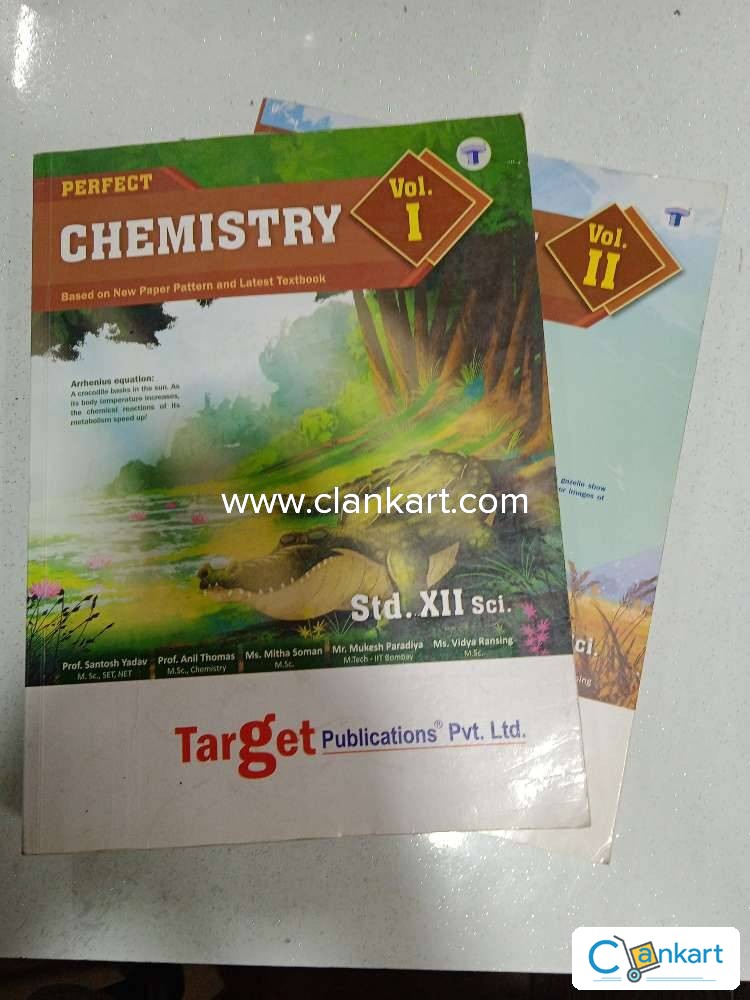 Buy 'Chemistry Vol 1 And Vol 2' Book In Excellent Condition At Clankart.com