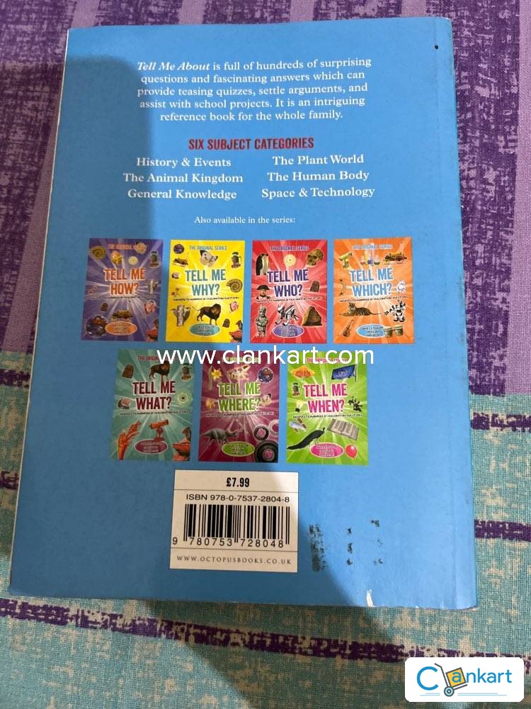 Buy 'Tell Me About?' Book In Excellent Condition At Clankart.com