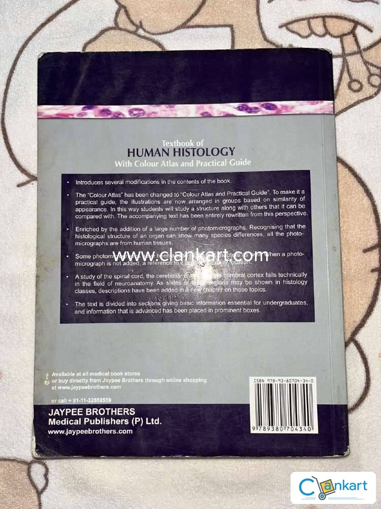 Buy 'Textbook Of Human Histology For Mbbs 1st Year' Book In Good ...