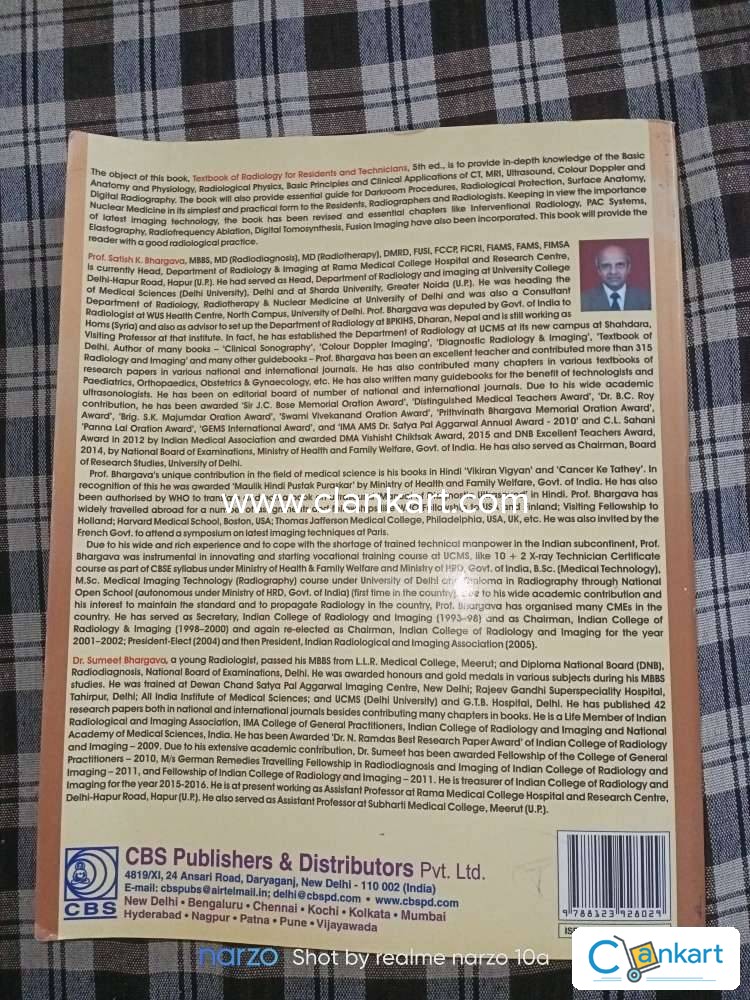 Buy 'Textbook Of Radiology For Residents And Technicians [Paperback ...