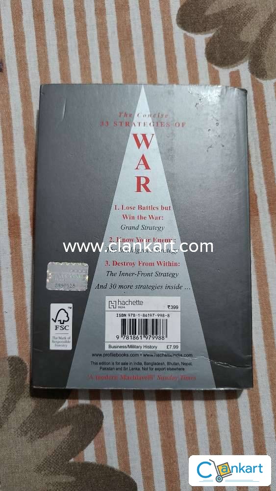 Buy 'The Concise 33 Strategies Of War' Book In Good Condition At ...