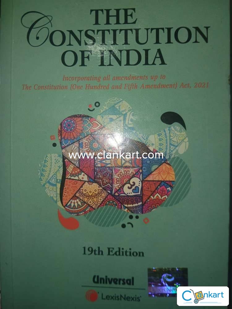 Buy 'The Constitution Of India By P M Bakshi' Book In Excellent ...